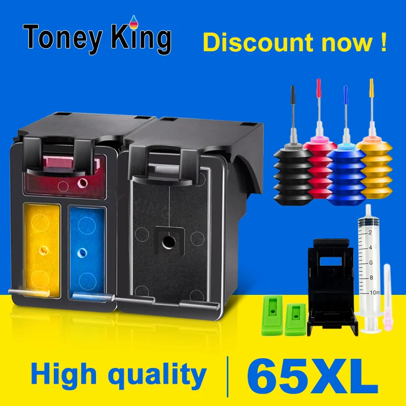 For-HP-65XL-Ink-Cartridge-for-hp-65-Deskjet-3700-3720-3721-3722-3723 ...