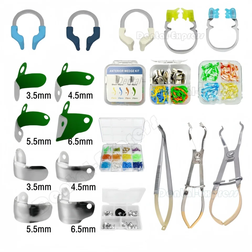 Dental Matrices Dental Sectional Matrix System Kit - Includes Bands ...