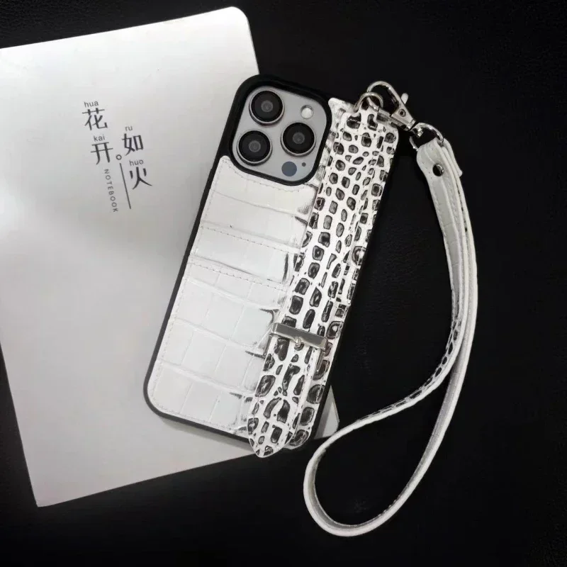 New-for-iPhone-15-Crocodile-Pattern-Insert-Card-Phone-Case-14promax ...