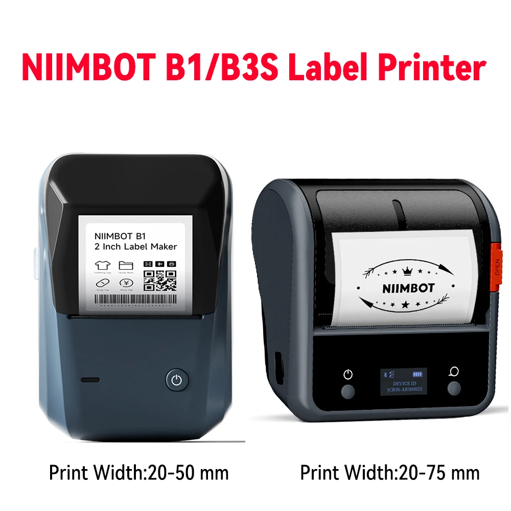 Niimbot-B1-B3S-Wireless-Thermal-Label-Printer-Bluetooth-Label-Maker ...