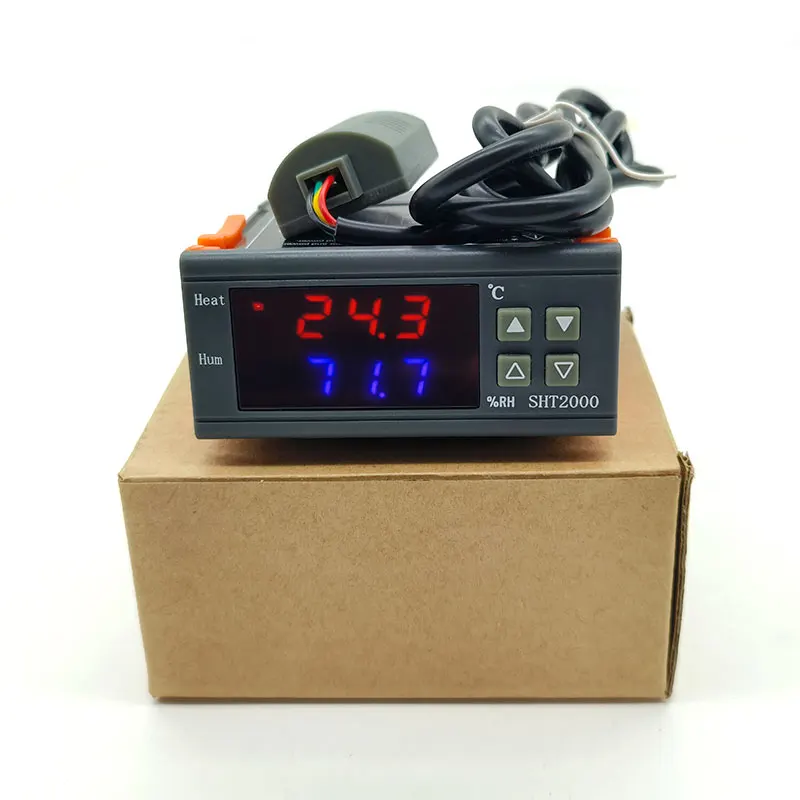 SHT2000 Digital Display Smart Temperature Humidity Controller 220V 110V ...