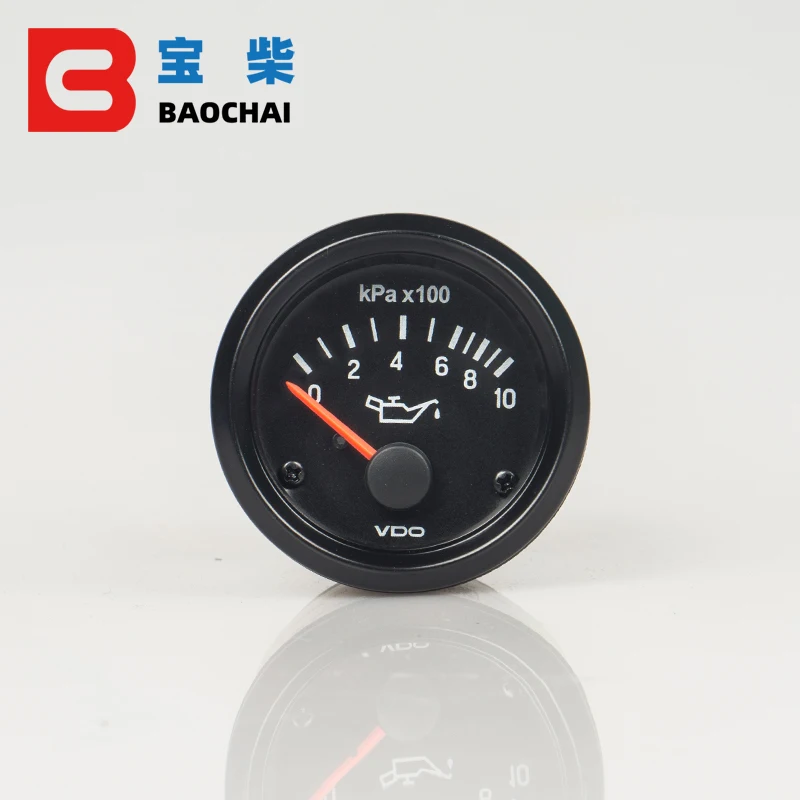 Engine-Parts-Oil-Pressure-Gauge-VDO-Meter-12V-24V-0-500kPa-0-5bar-Car ...