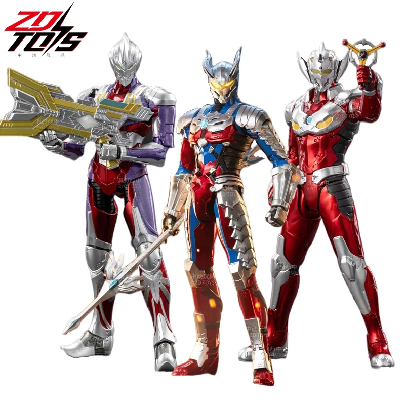 ZD-figura-de-acci-n-Original-Ultraman-Tiga-Taro-Zero-Jack-Mecha-SUIT ...
