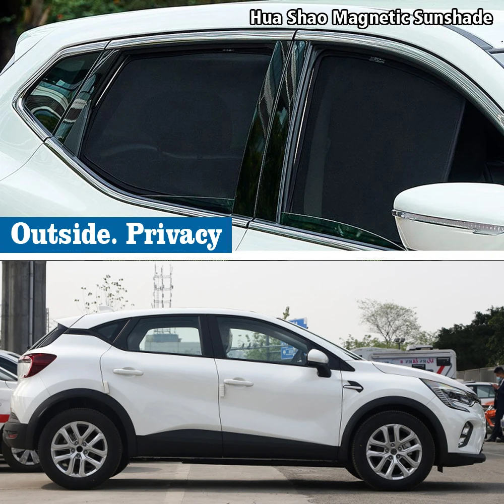 Magnetic-Car-Sunshade-Shield-Front-Windshield-Frame-Curtain-Sun-Shade ...