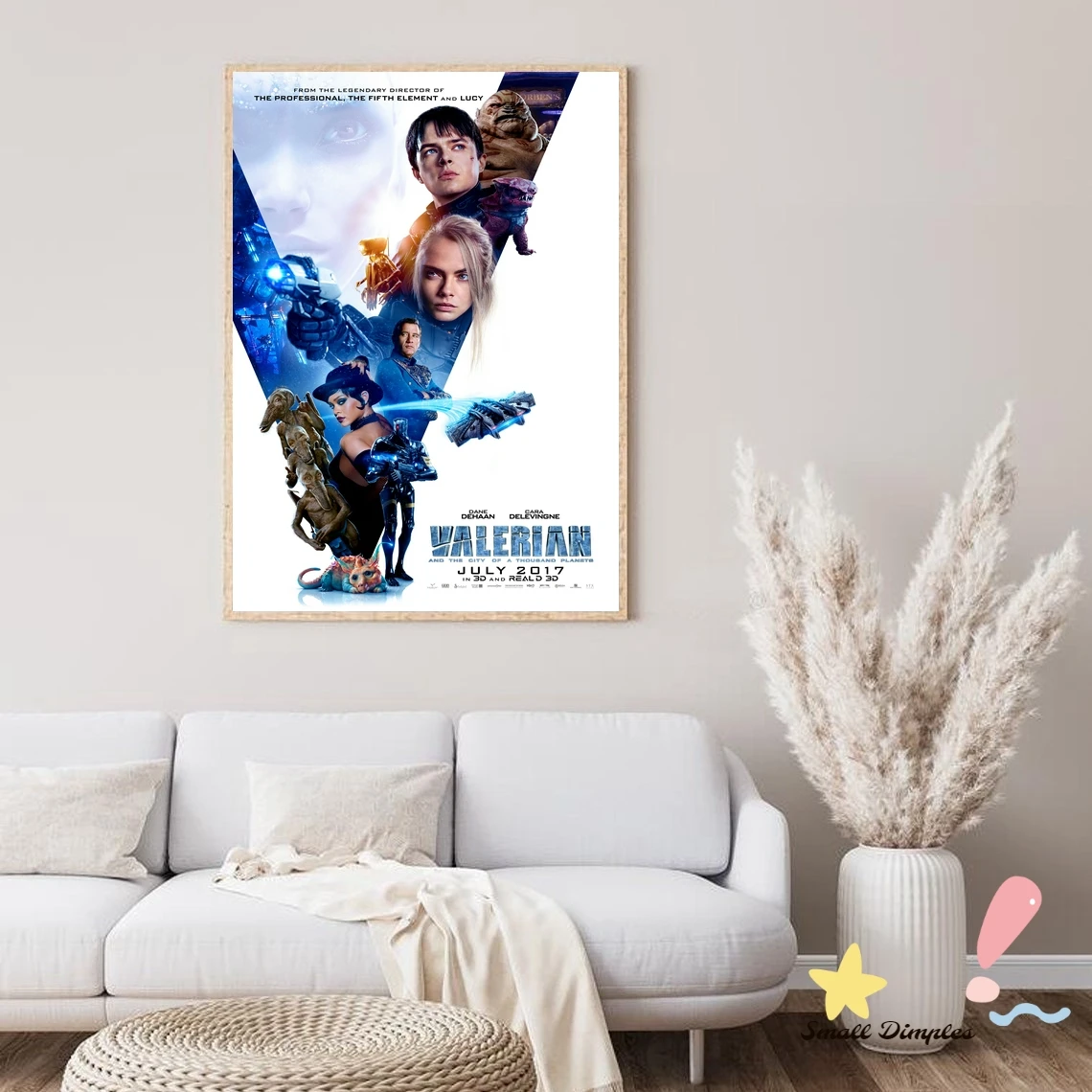 Valerian And The City Of A Thousand Planets Movie Poster Canvas Art ...