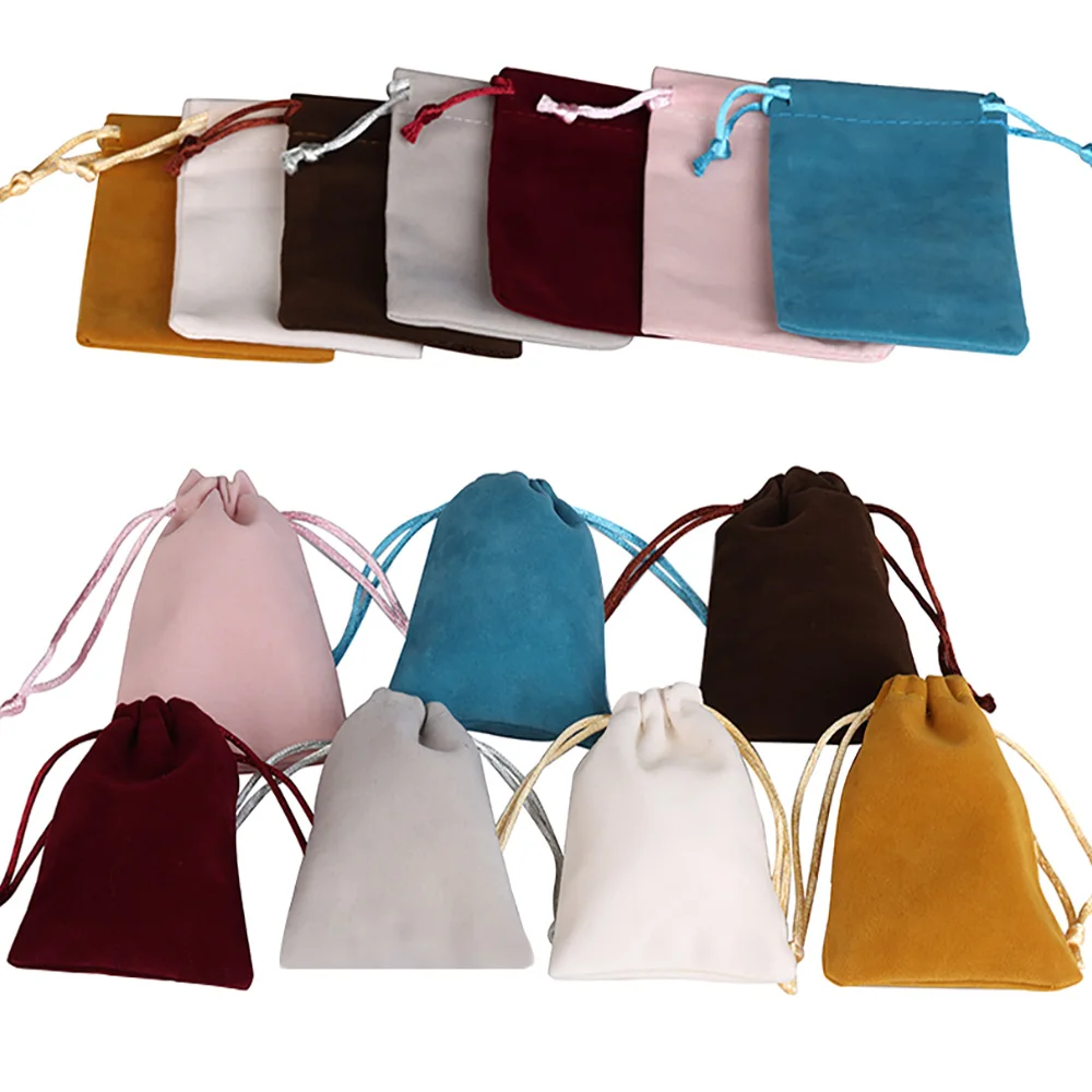 25pcs-lot-Small-Velvet-Jewelry-Bag-Short-Plush-Multi-color-For-Jewelry ...