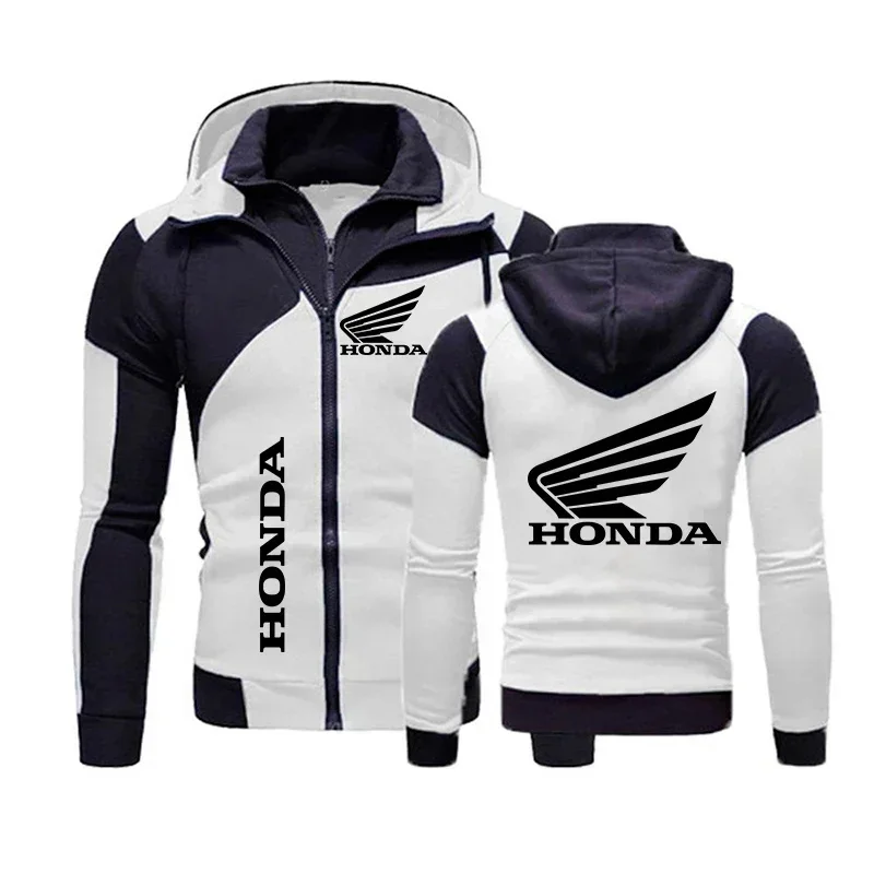 Honda Hoodie Motorcycle Jacket Honda Wing Logo Print Sweatshirt ...