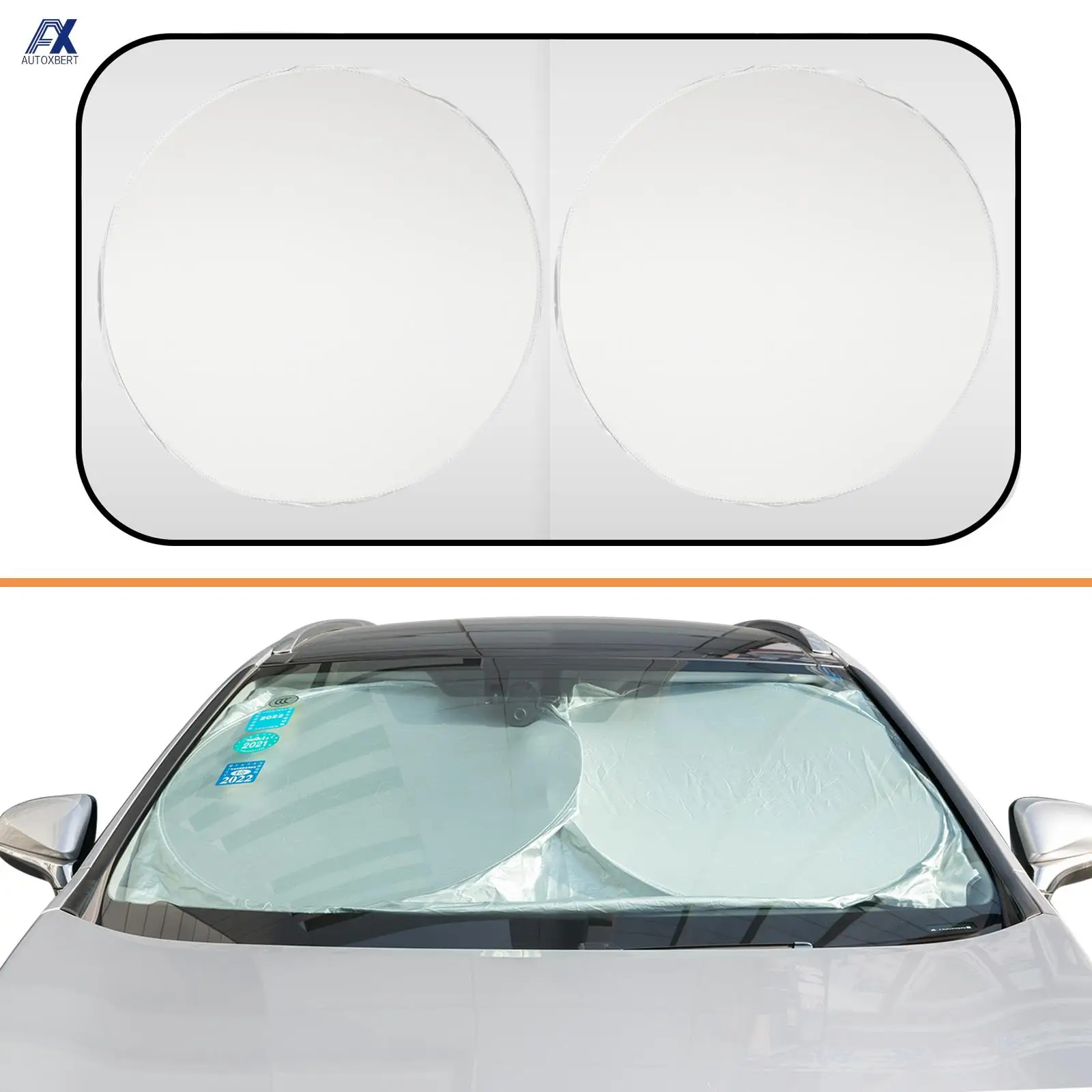 150*70cm Car Window Sunshade Cover Sun Shade Visor Windshield Parasol ...