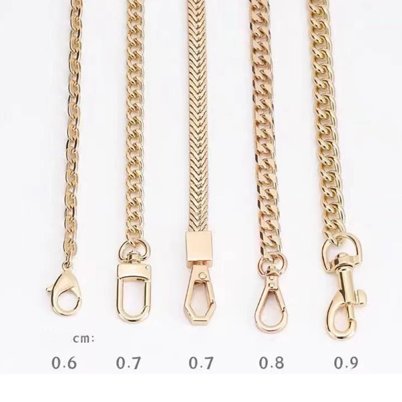 60-120cm-Handbag-Metal-Chains-Shoulder-Bag-Strap-DIY-Purse-Chain ...