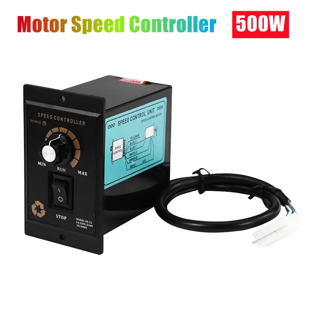 500W-Motor-Speed-Controller-AC-220V-Pinpoint-Regulator-Controller-US-52 ...