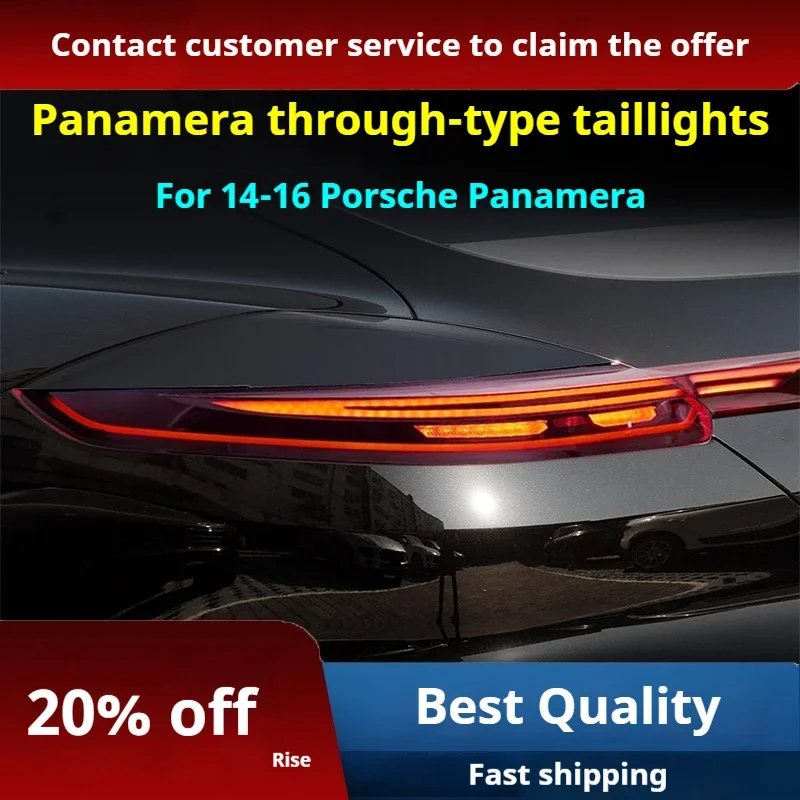 FT Car Lights For Porsche Panamera 970.2 2014-2016 LED Tail Lamp ...