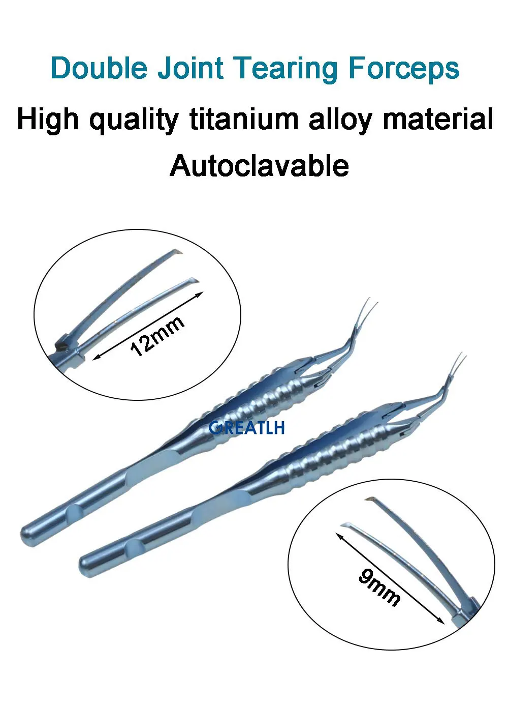 Inamura Capsulorhexis Forceps Eyelid Tool Titanium Ophthalmic ...