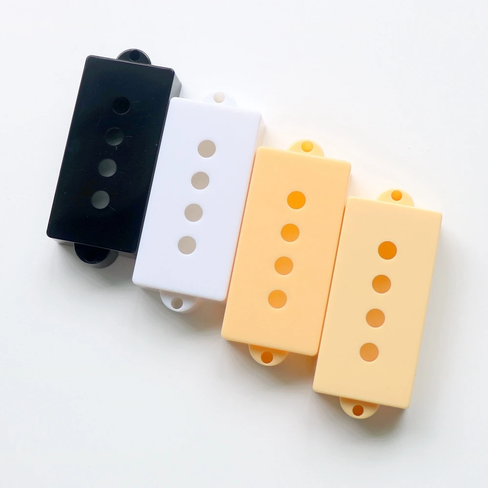 Donlis 2pcs 4 String P Bass Pickup Covers In Black White Cream Colors ...