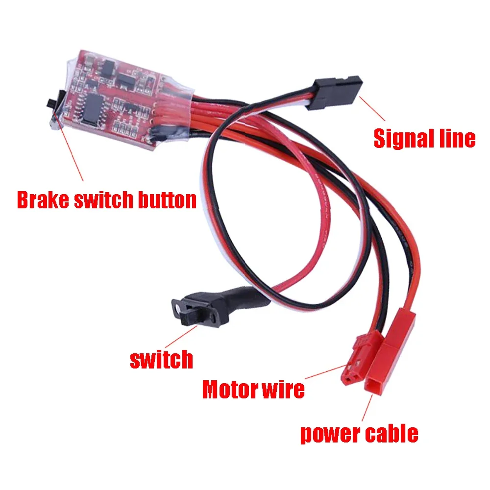 New Mini 20A ESC Motor Speed RC ESC 2KHz Forward Reverse Brush Brake RC ...