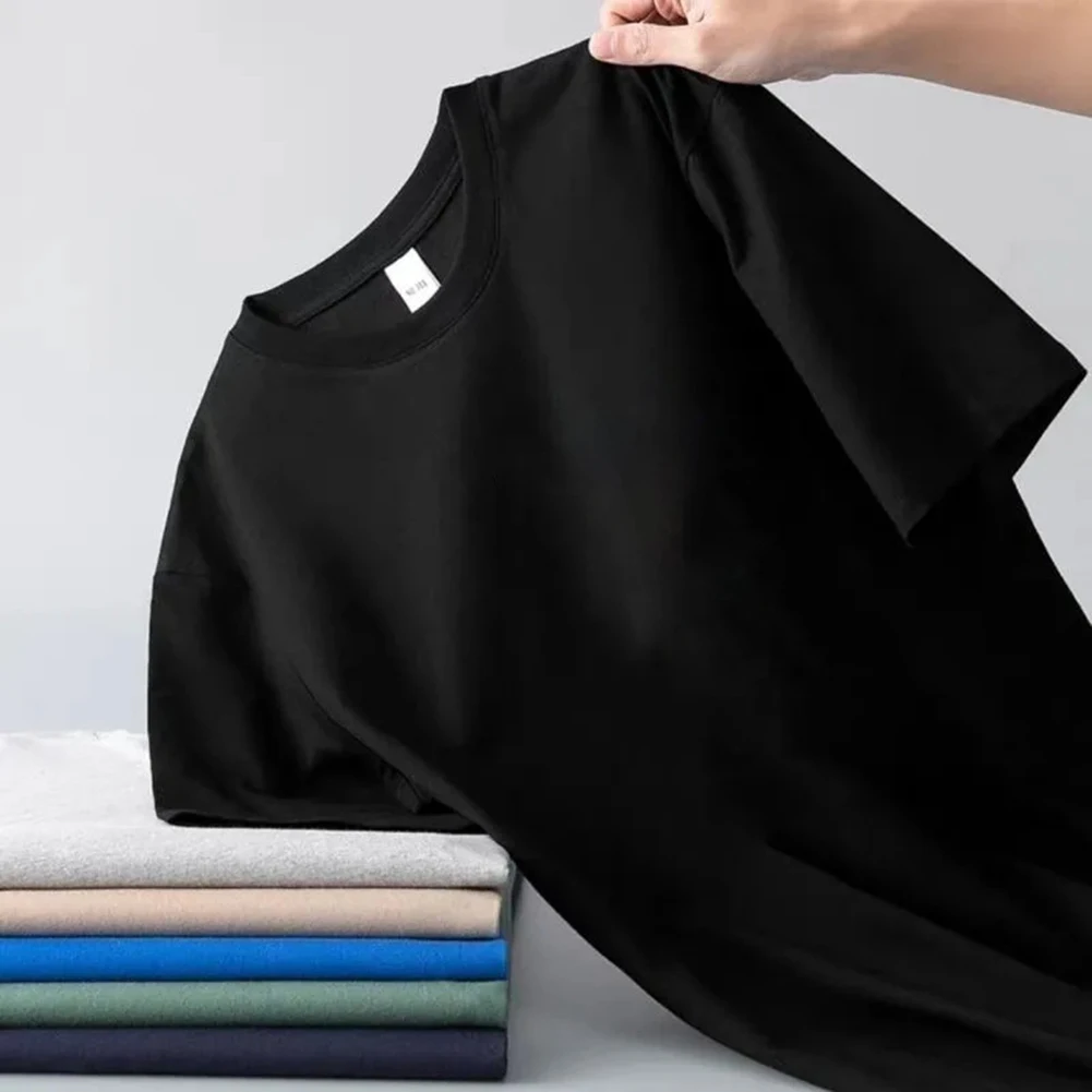 Spring-Summer-New-Pure-Cotton-Simple-Casual-Short-Sleeve-T-shirts-For ...