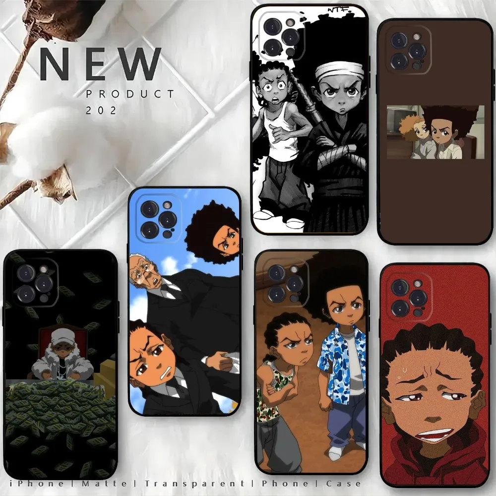 Cartoon-The-B-Boondocks-Phone-Case-For-iPhone15-14-13-12-Mini-11-Pro-XR ...