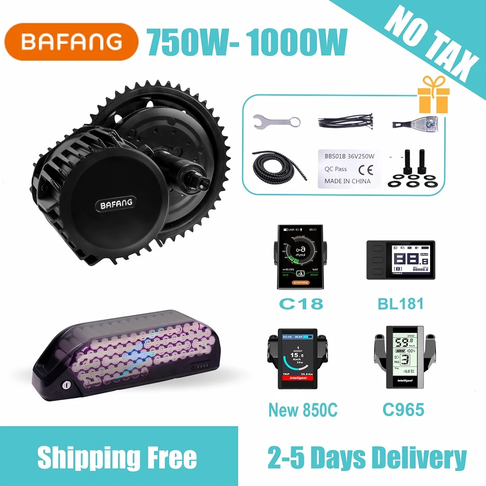Bafang-750W-Mid-Drive-Motor-8-FUN-BBSHD-1000W-48V-52V-Electric-Bike ...