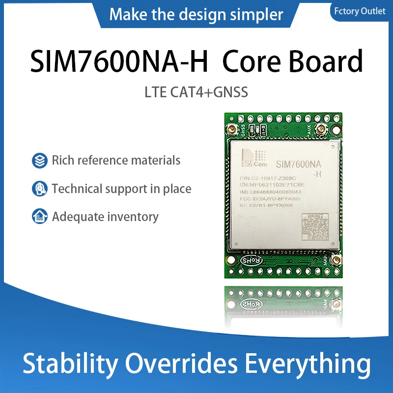 SIMCOM-SIM7600NA-H-Development-Core-Board-multi-band-LTE-FDD-LTE-TDD ...