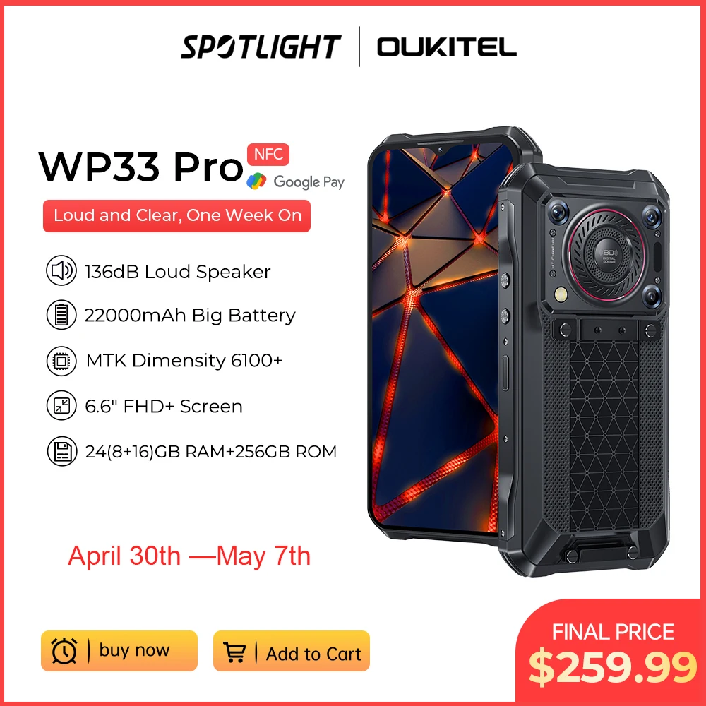 Oukitel WP33 Pro - Full phone specifications