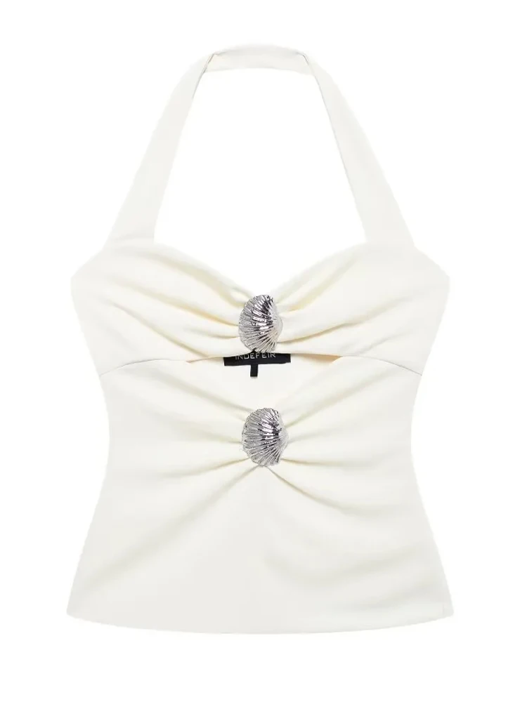 KAOPU-ZA-Women-open-back-seashell-halter-top-sexy-halter-neck-side ...