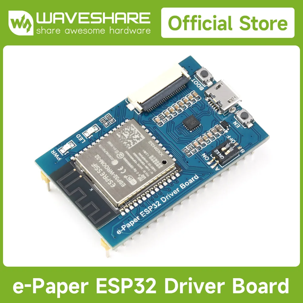 Waveshare ESP32 Epaper Driver Board for Waveshare SPI e-Paper raw ...