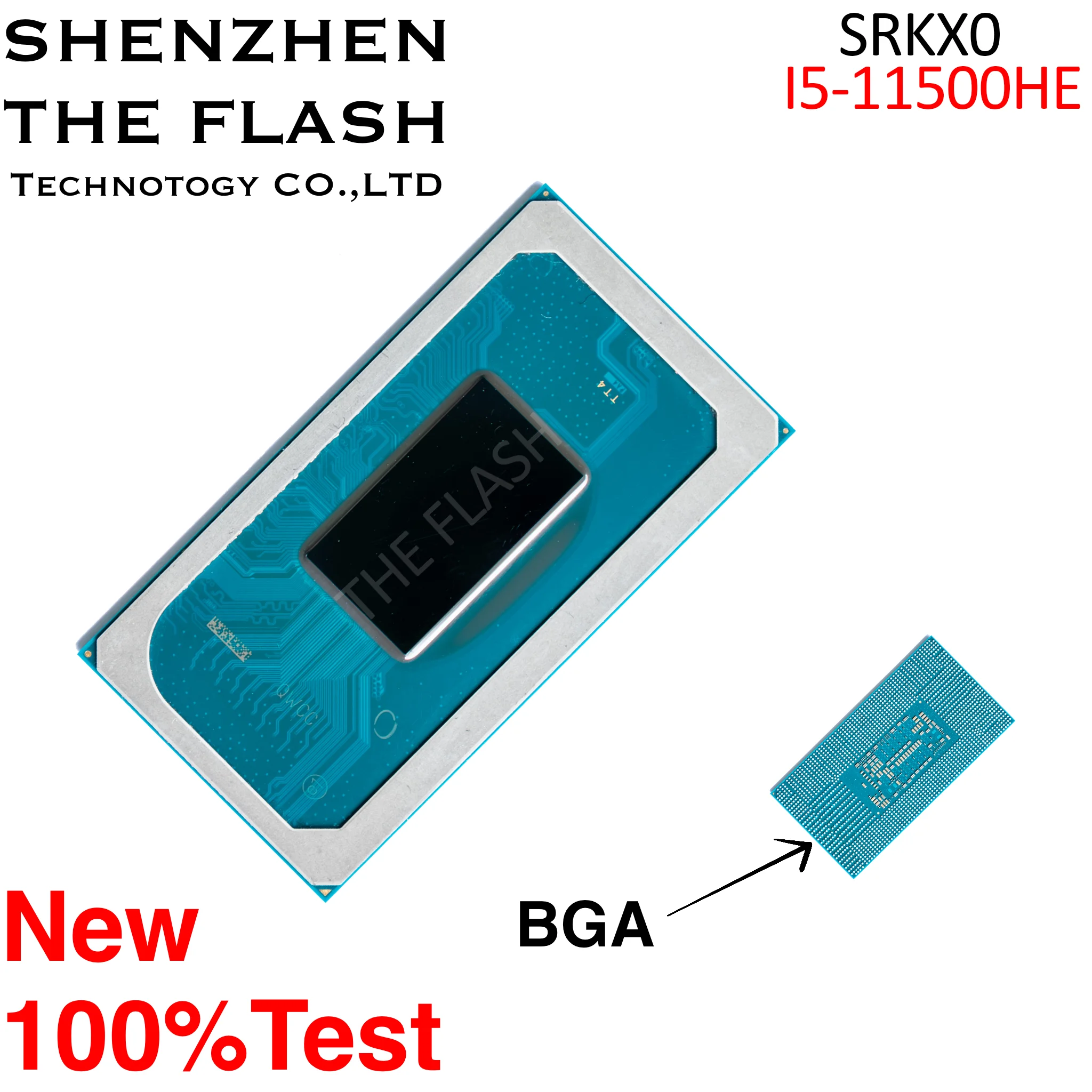BGA Chip 100%Test SRKX0 I5-11500HE SRKT0 I5-11260H SRKT1 I5-11400H ...