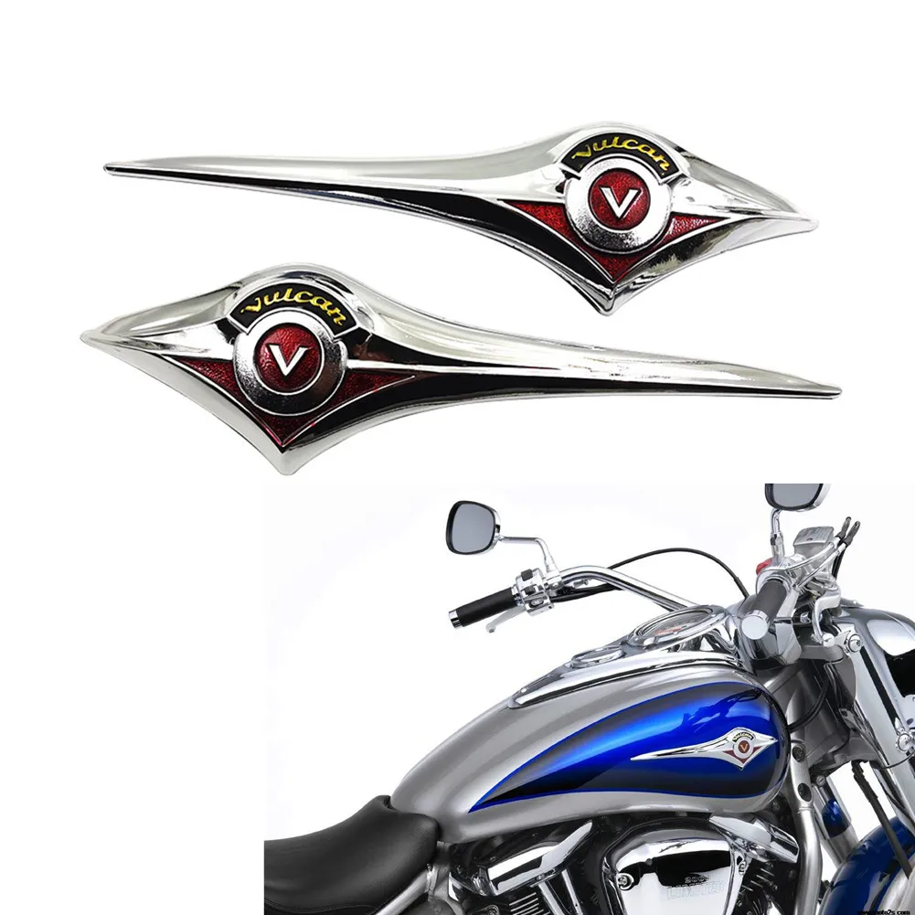 Fuel Gas Tank Emblem Badge 3D Decal Side Logo Sticker for Kawasaki VN ...