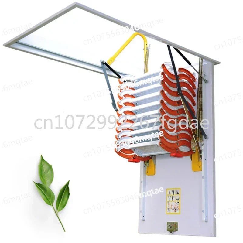 Luxury-Attic-Ladder-Retractable-Pull-down-Staircase-and-Staircase-with ...
