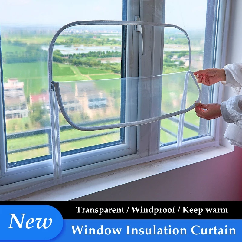 Transparent-Window-Winter-Insulation-Film-Warm-Double-Layer-Windproof ...