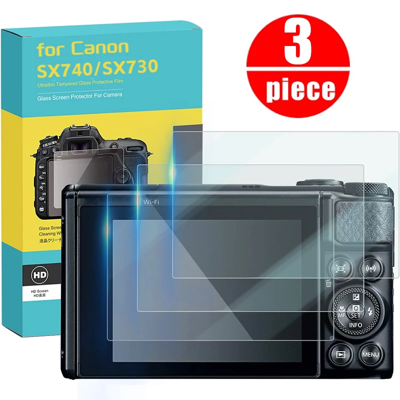 For CANON SX740 SX730 Video Cameras Screen Protector Covers HD Clear ...
