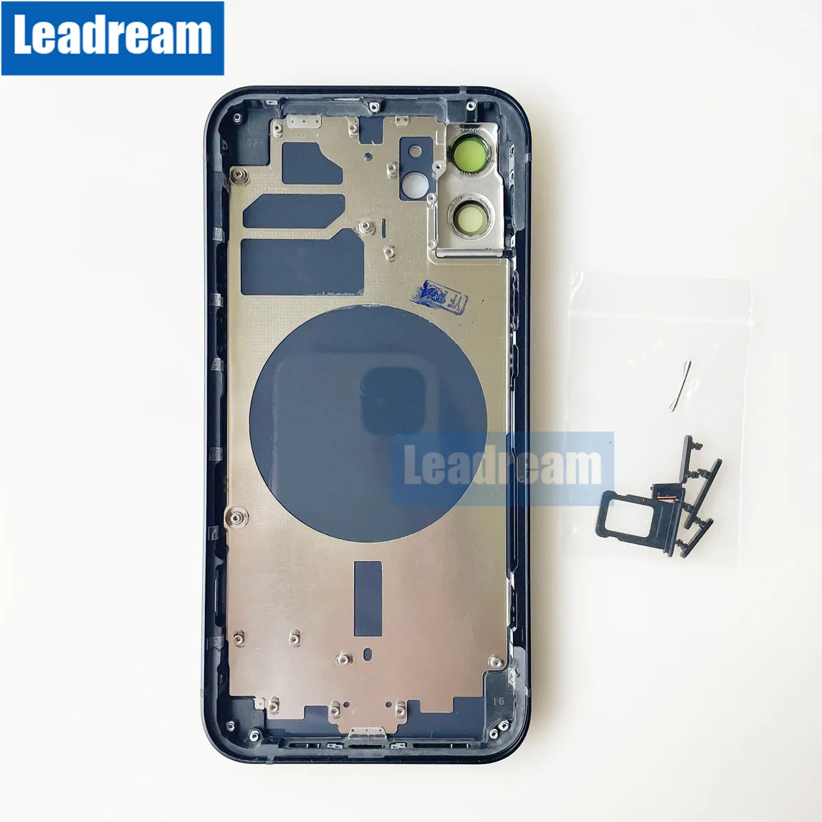 Marco de cubierta de batería de carcasa trasera con botones laterales ...