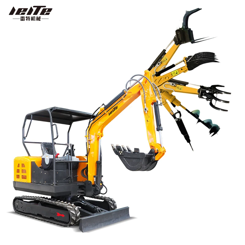 Factory Hot Sale 3ton Micro Escavator Machine Retro Mini Excavator On ...
