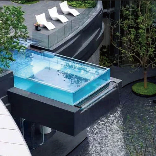 Aupool-Pool-Swimming-Outdoor-Clear-Transparent-Pmma-Panel-Pool ...
