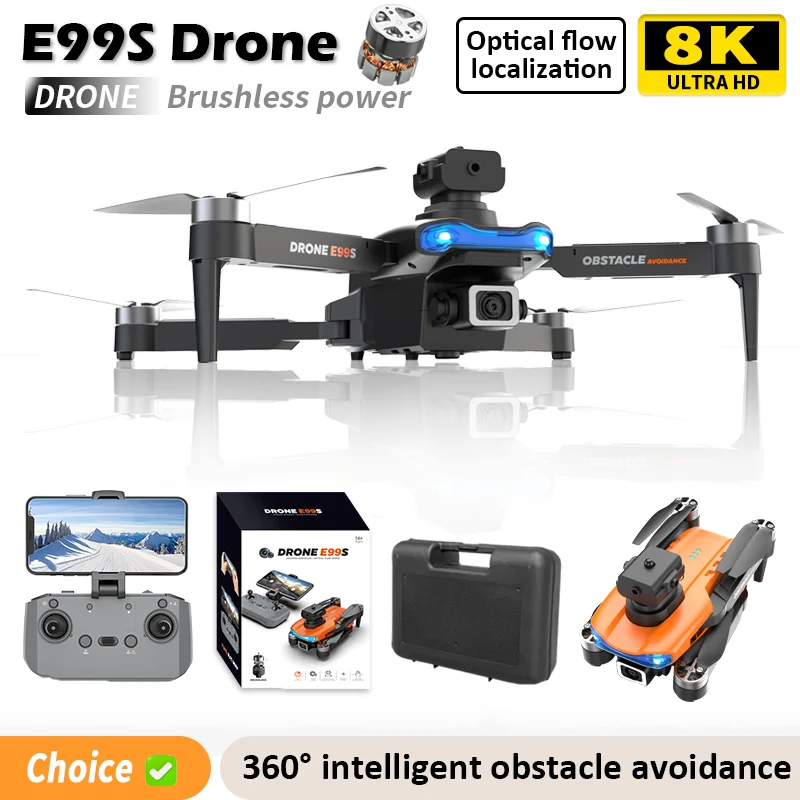 E99s-E88Pro-Optical-Flow-Obstacle-Avoidance-Drone-8K-HD-Dual-Camera ...