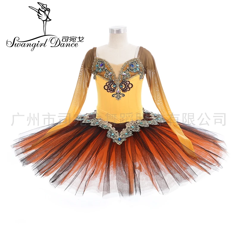New-Orange-Color-Ballet-Tutu-BlingblingYAGP-Competition-Performance ...