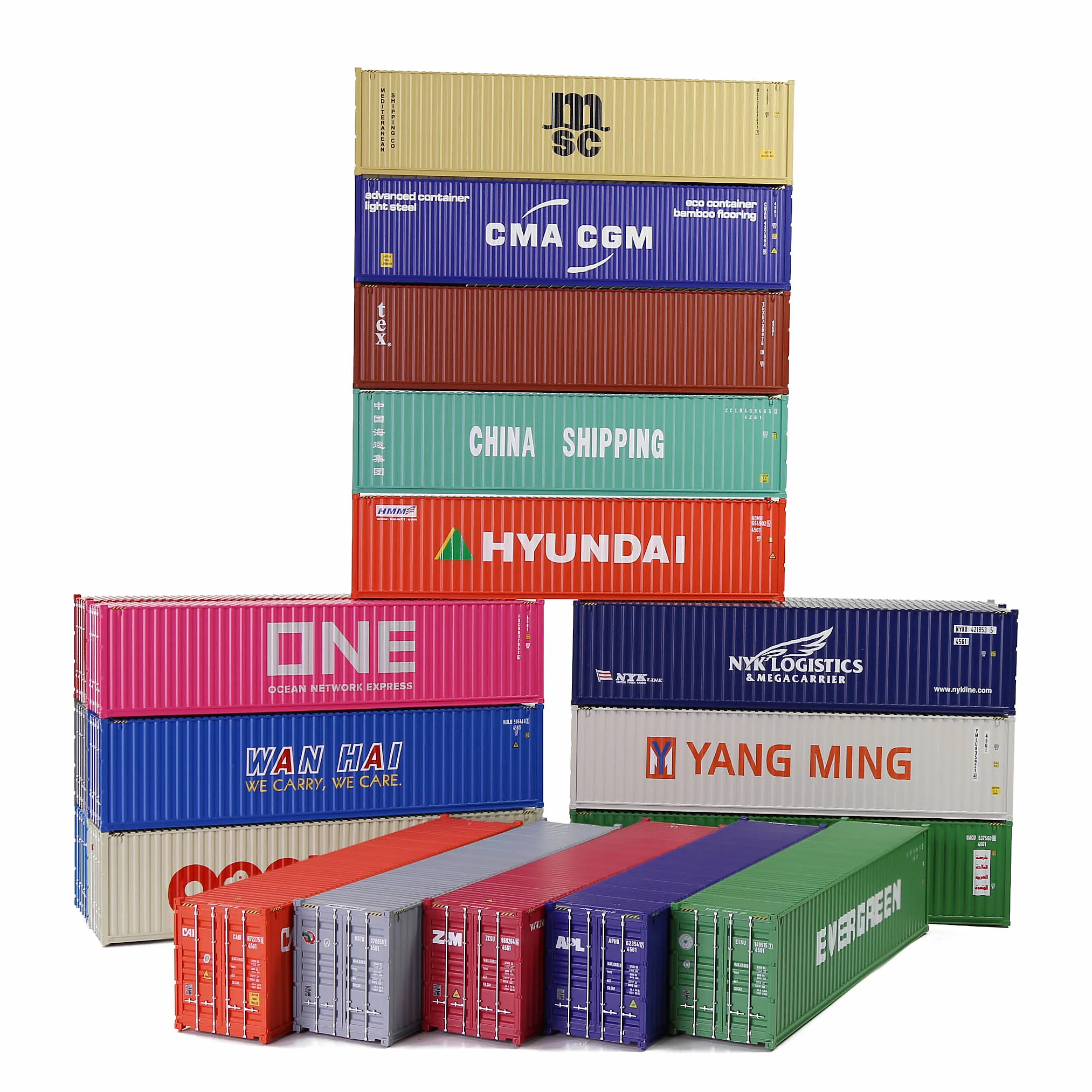 Evemodel-HO-Scale-40ft-Container-1-87-40-Shipping-Cargo-Box-for-Model ...