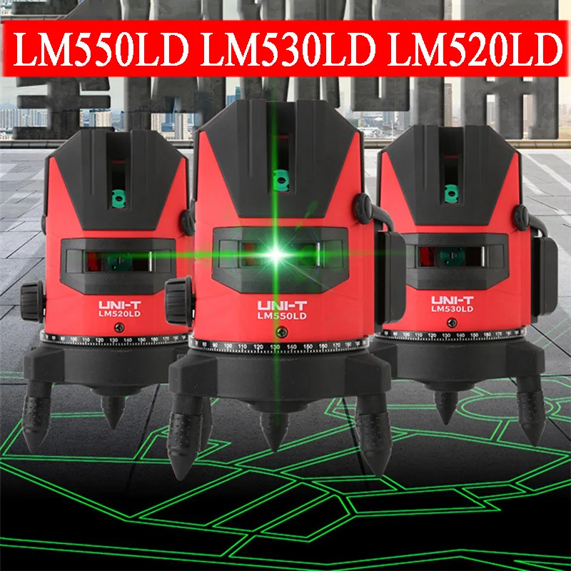 UNI-T-LM520LD-LM530LD-LM550LD-Touch-Green-Laser-Leveler-Construction ...