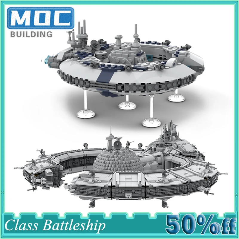 Star Movie Space Set Plan Destroyer Lucrehulk Class Battleship Droid ...