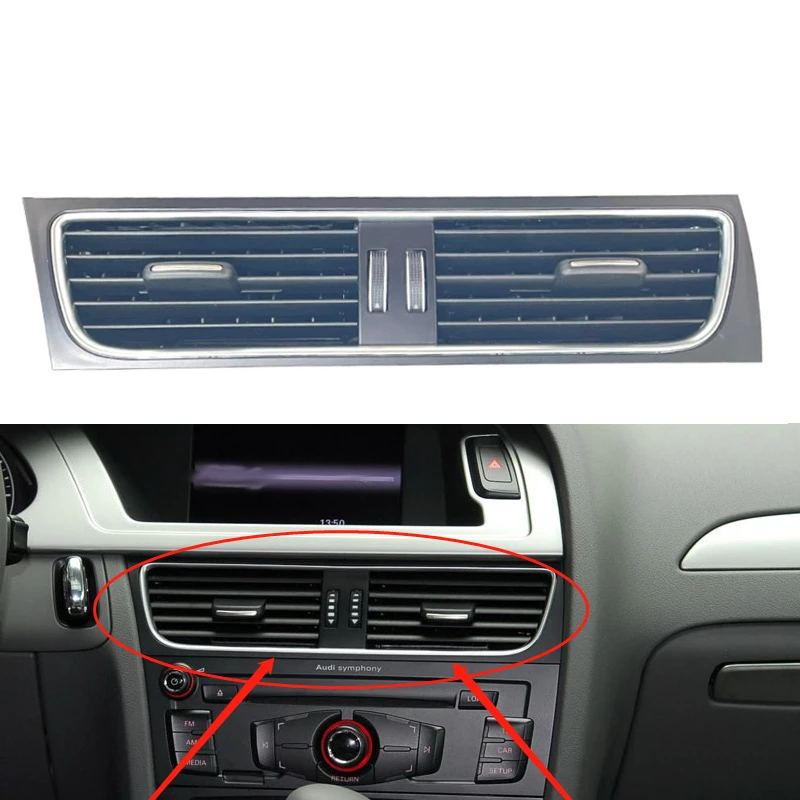 For Audi A4 B8 2008 2012 Center Console Air Outlet Assembly Center Air ...