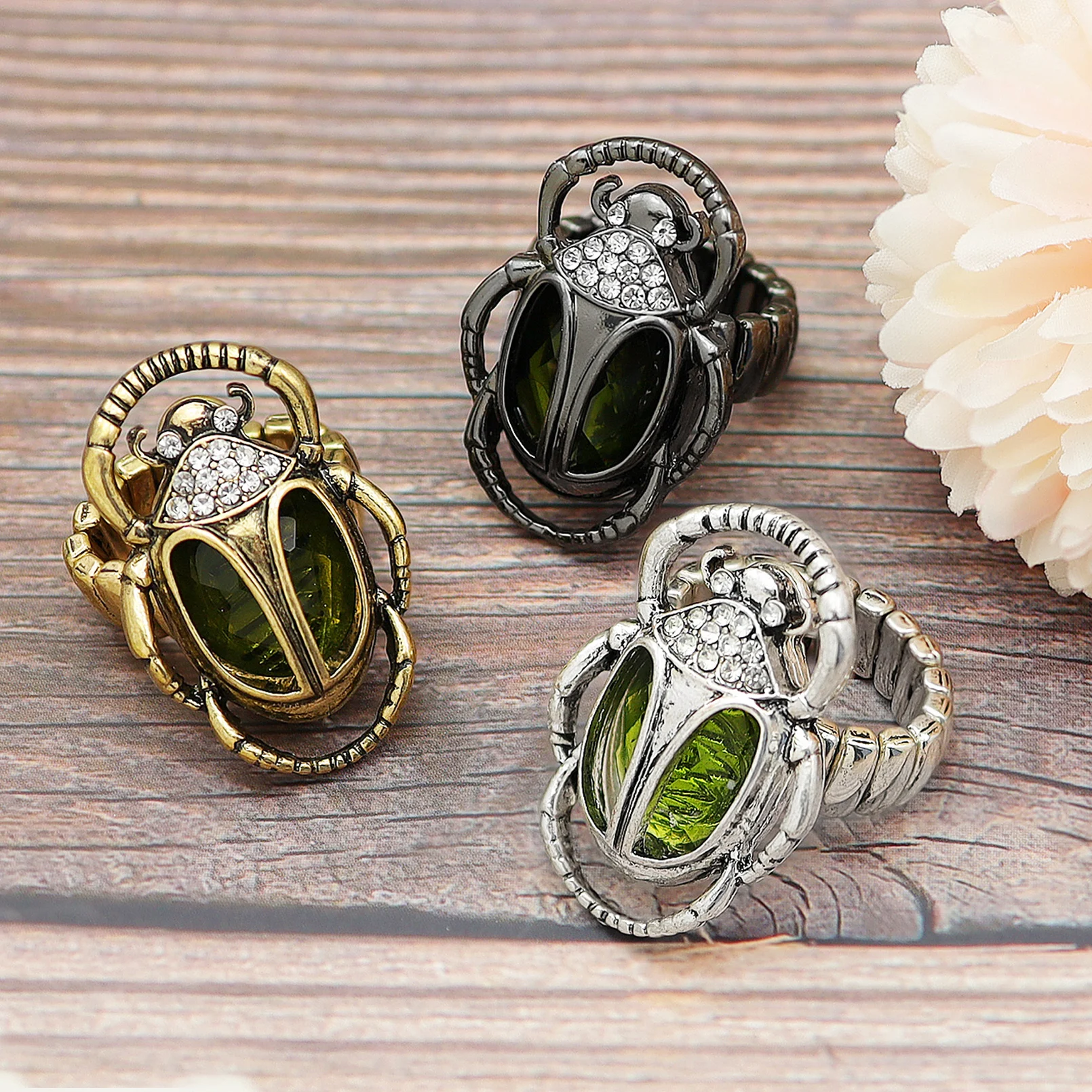 Vintage-Geometric-Anime-Rings-For-Men-Punk-Evil-Rings-Jewelry-Retro-Hip ...