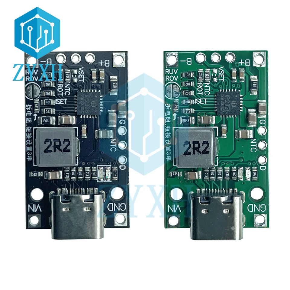 Type-C-QC-Fast-Charger-Board-BMS-2S-3S-18650-21700-Battery-Balance ...