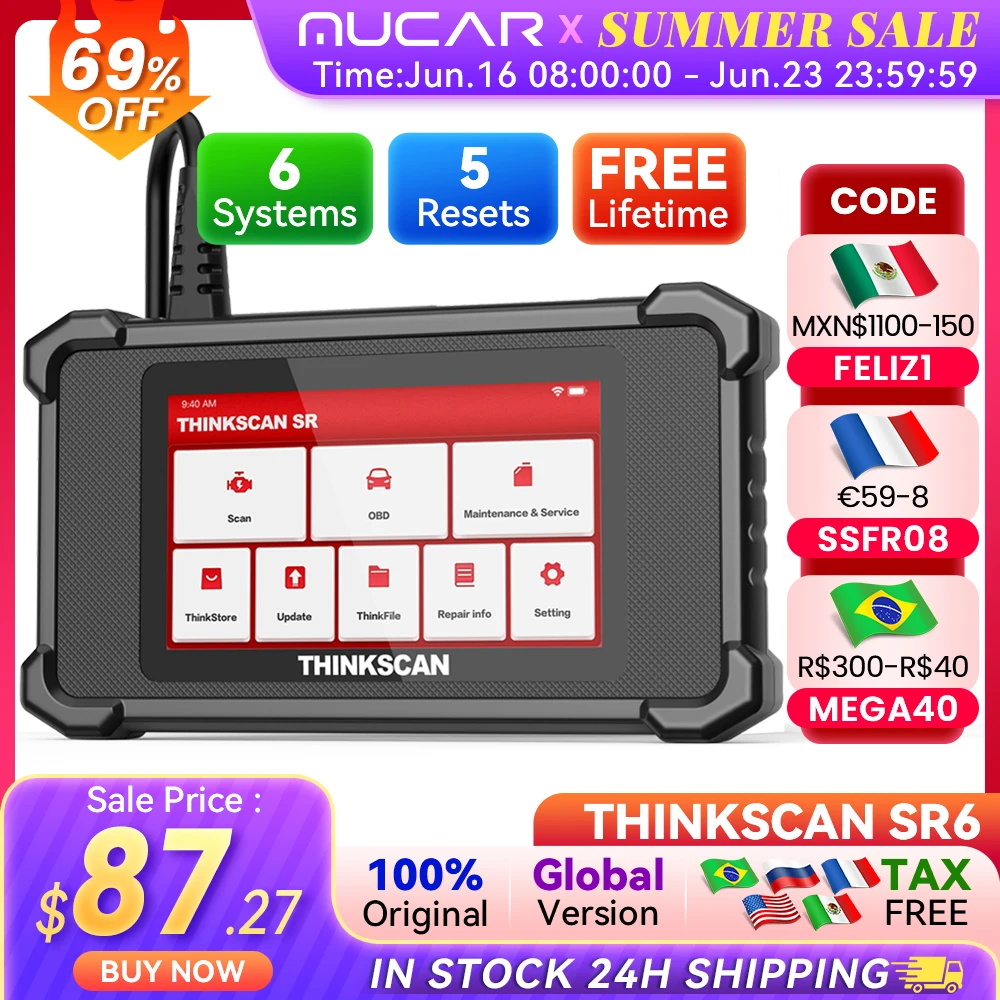 THINKCAR-Thinkscan-SR6-SR4-SR2-Obd2-Scanner-Car-Diagnostic-Tools ...