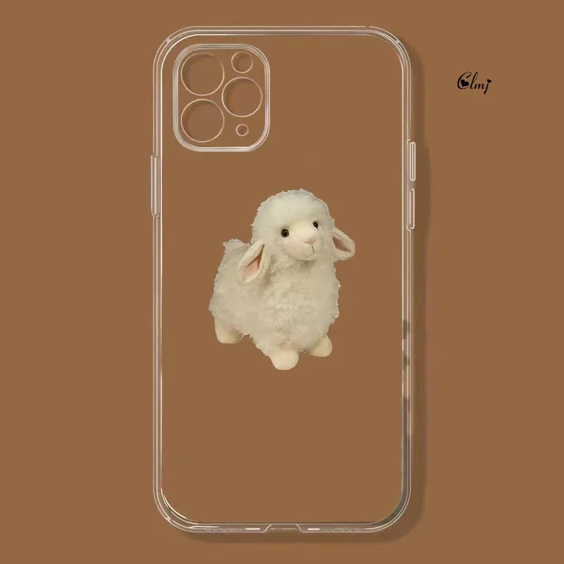 Clmj Cute Lamb Sheep Phone Case For Samsung Galaxy A13 S23 Ultra S22 ...