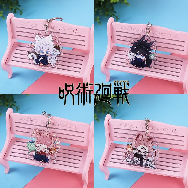 Jujutsu-Kaisen-Anime-Acrylic-Keychain-Gojo-Satoru-Cute-Bag-Pendant-Yuji ...