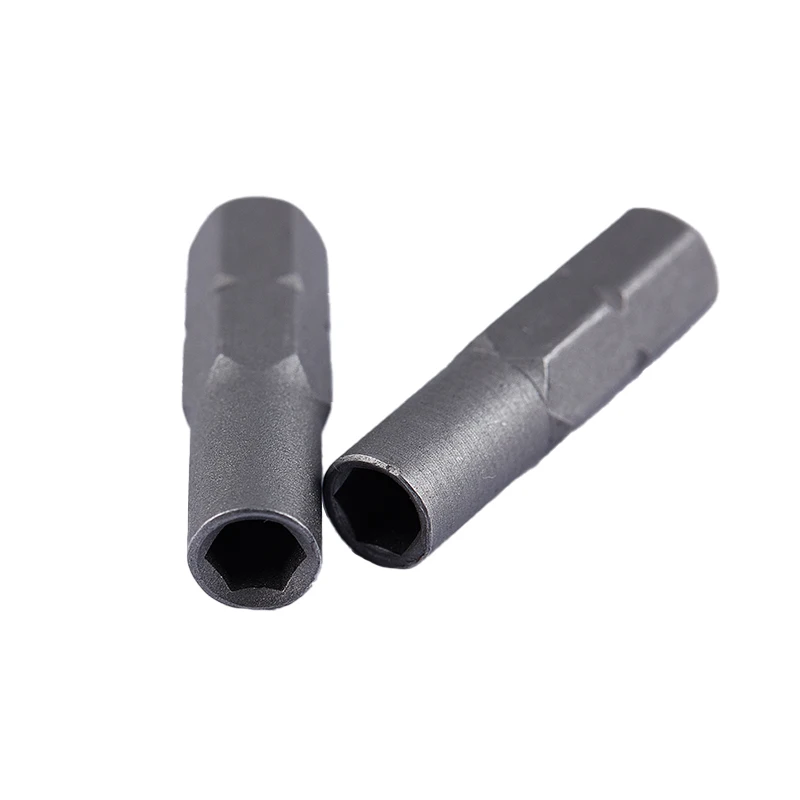 1pc Electric Screwdriver Bit Hex 1/4" 6.35mm Hex Shank To 4mm Socket ...