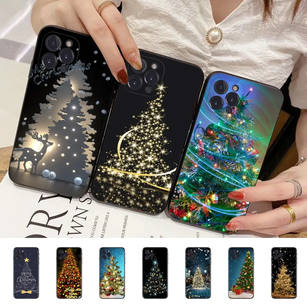 Merry-Christmas-Tree-Phone-Case-Silicone-Soft-for-iphone-15-14-13-12-11 ...