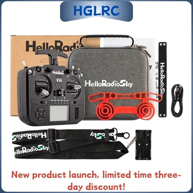 HelloRadio V14 MAX R9/MAX/PRO ELRS Left Hand Color Open Source Remote ...