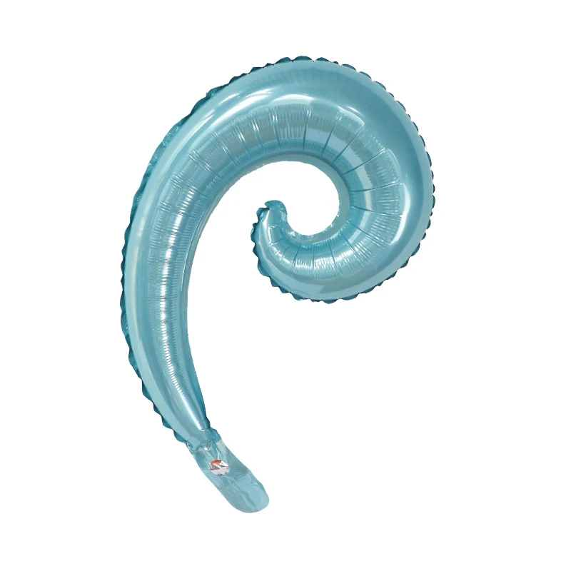 10 piezas de globos de aluminio con forma de espiral de Kurly ...
