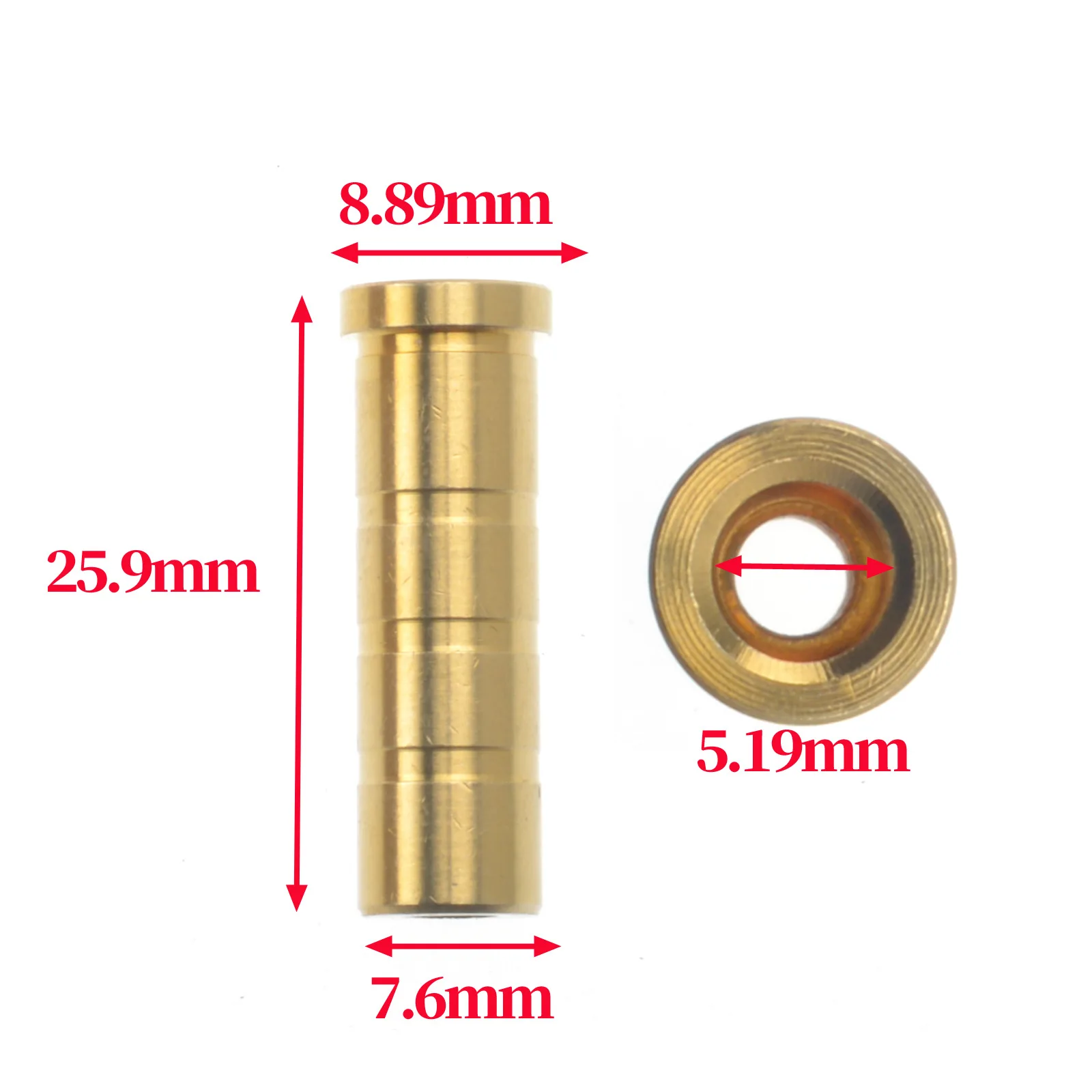 12-24pcs-Archery-Arrow-Insert-Copper-100grain-Weighted-counterweight ...