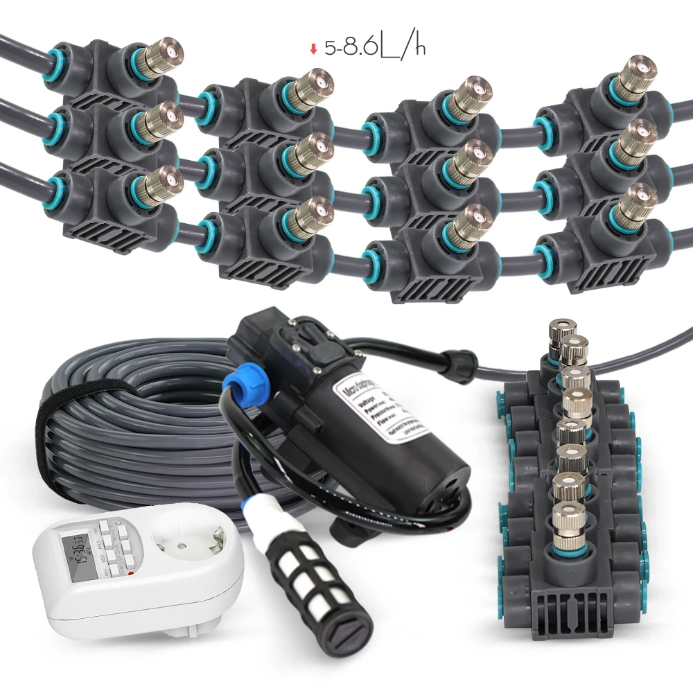 45W-0-8MM-Garden-Cooling-Misting-Watering-Irrigation-System-Outdoor ...